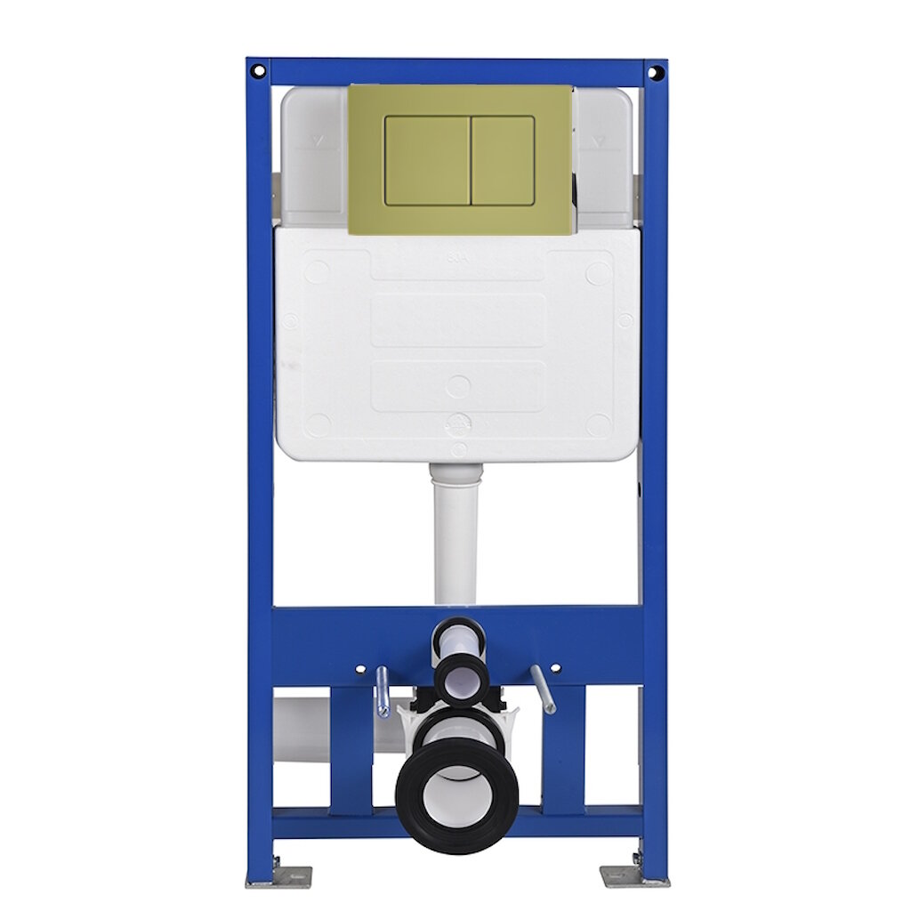 Инсталляция для унитаза Sapbox SBOX 108C.500 с кнопкой 806SS-G золото