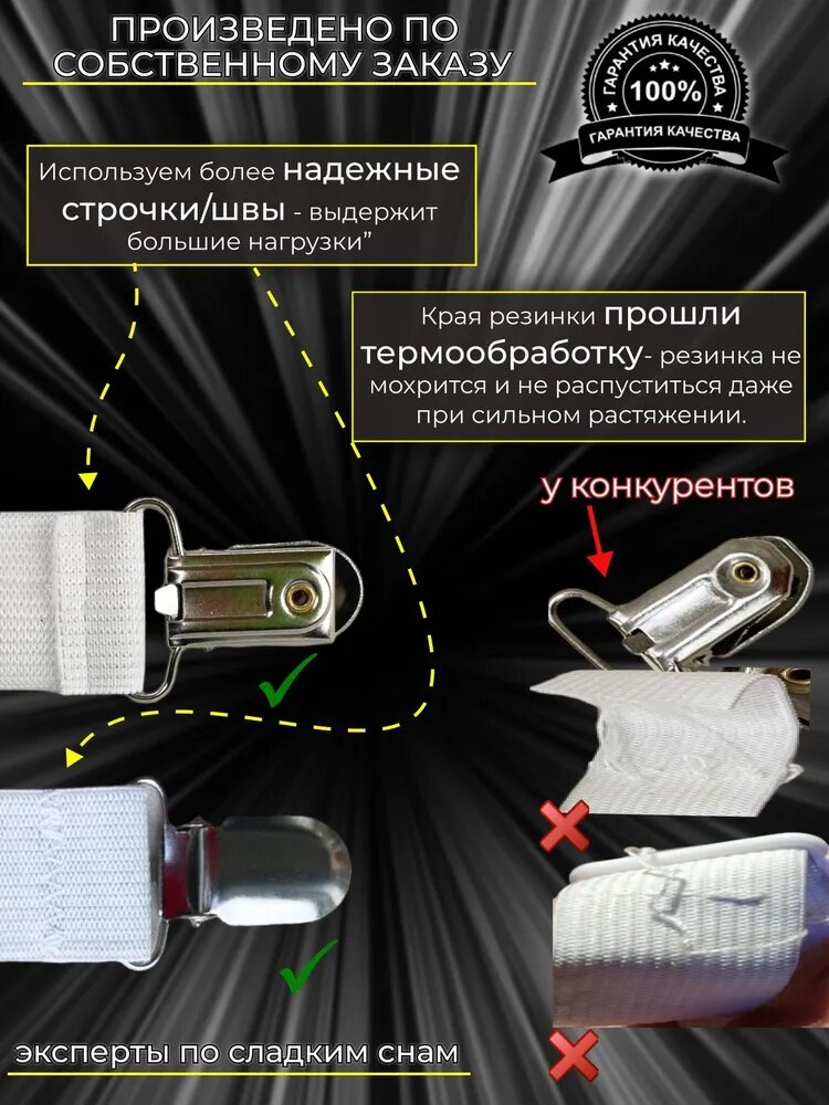 Держатель простыни, одеяла IKEA, Белый, серый, кремовый, 1 шт, Держатель для простыни, Китай — фото 1