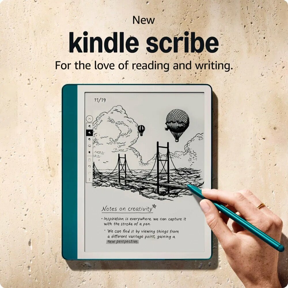 Amazon 10.2" Электронная книга Kindle Scribe 2(2024), темно-зеленый