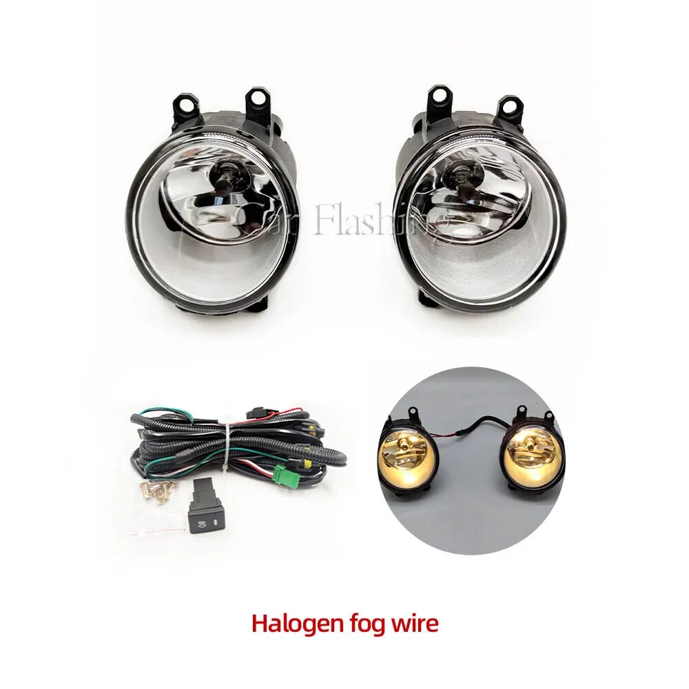 2 шт. передние светодиодные противотуманные фары для Toyota Sienna 2010 2011 2012 2013 2014 2015 2016 2017 хромированная отделка с жгутом проводов, крышка, решетка