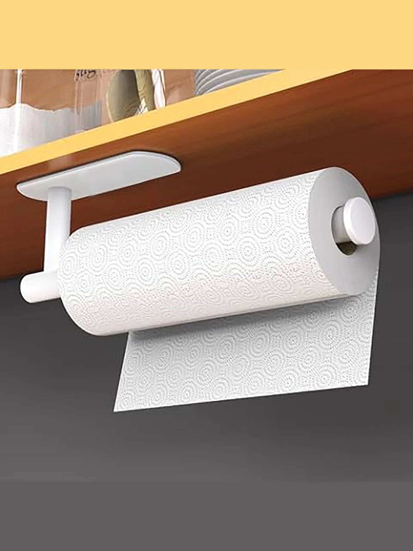 Держатель для полотенец под шкаф Long White цилиндр