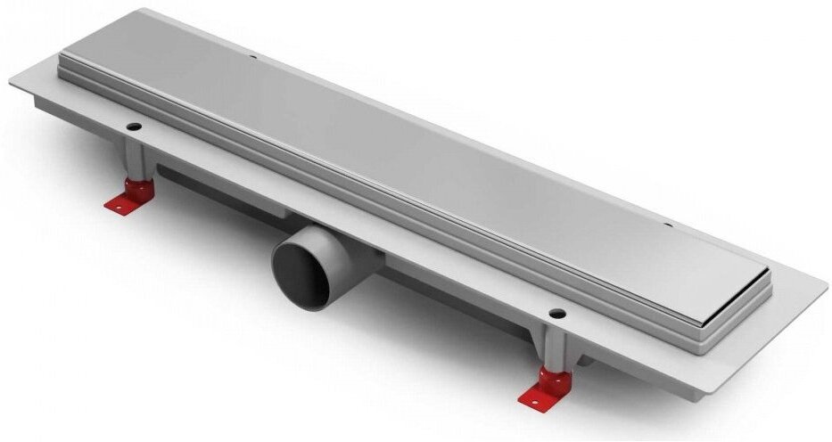 Душевой лоток Azario (Азарио) Klasik 450 мм, цвет хром матовый, AZ-CH 450 K