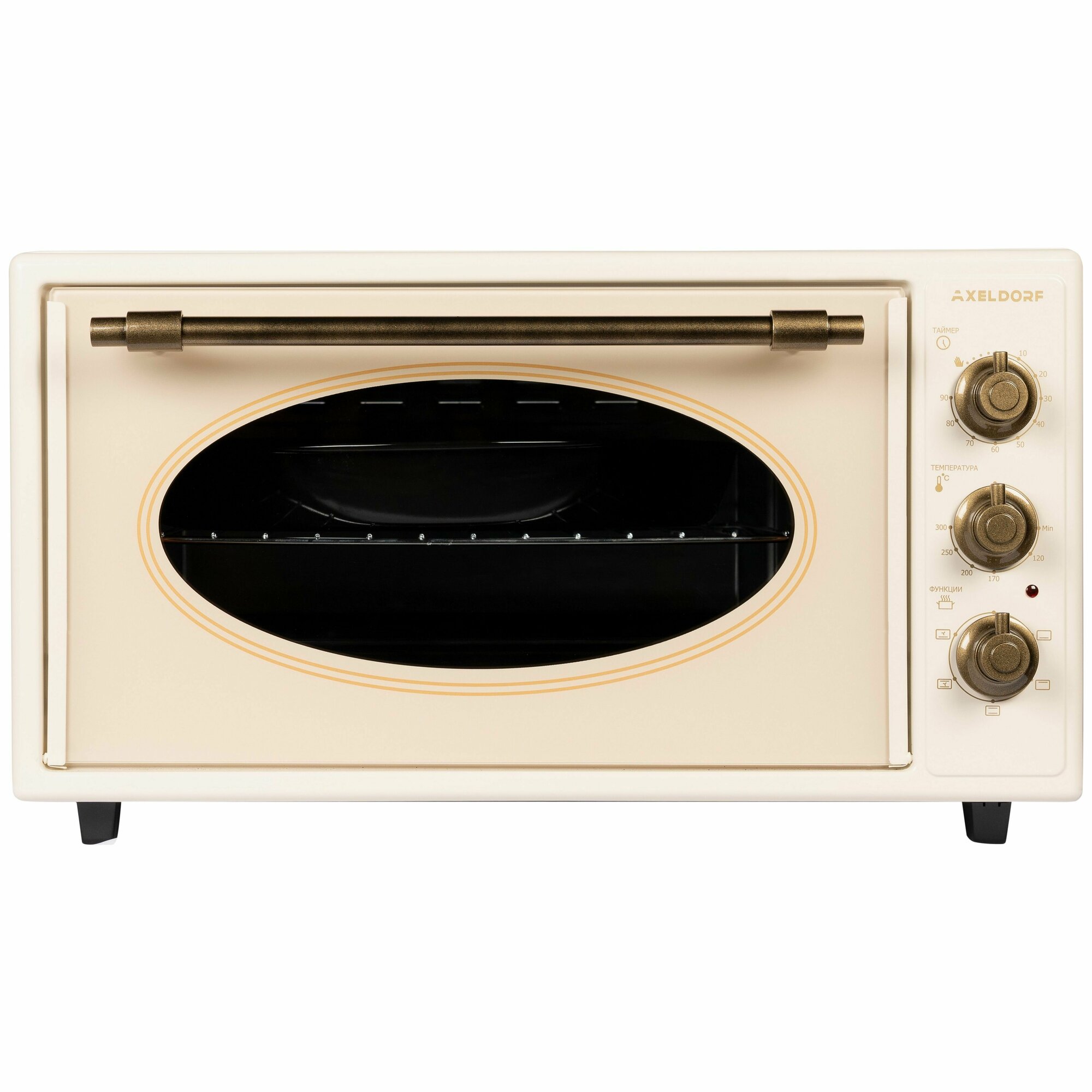 Мини-печь AXELDORF "ON-5102", эмаль, 5 режимов, звуковой таймер 90 мин