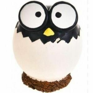 HOMEPET Игрушка для собак Bubble, цыпленок в яйце с пищалкой, латекс