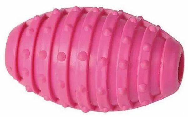HOMEPET Игрушка для собак Мяч регби, с колокольчиком, 9,7 см