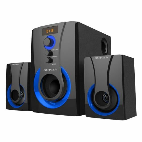 Музыкальный центр Supra SMB-310, 60Вт, Bluetooth, FM, USB, SD, черный,