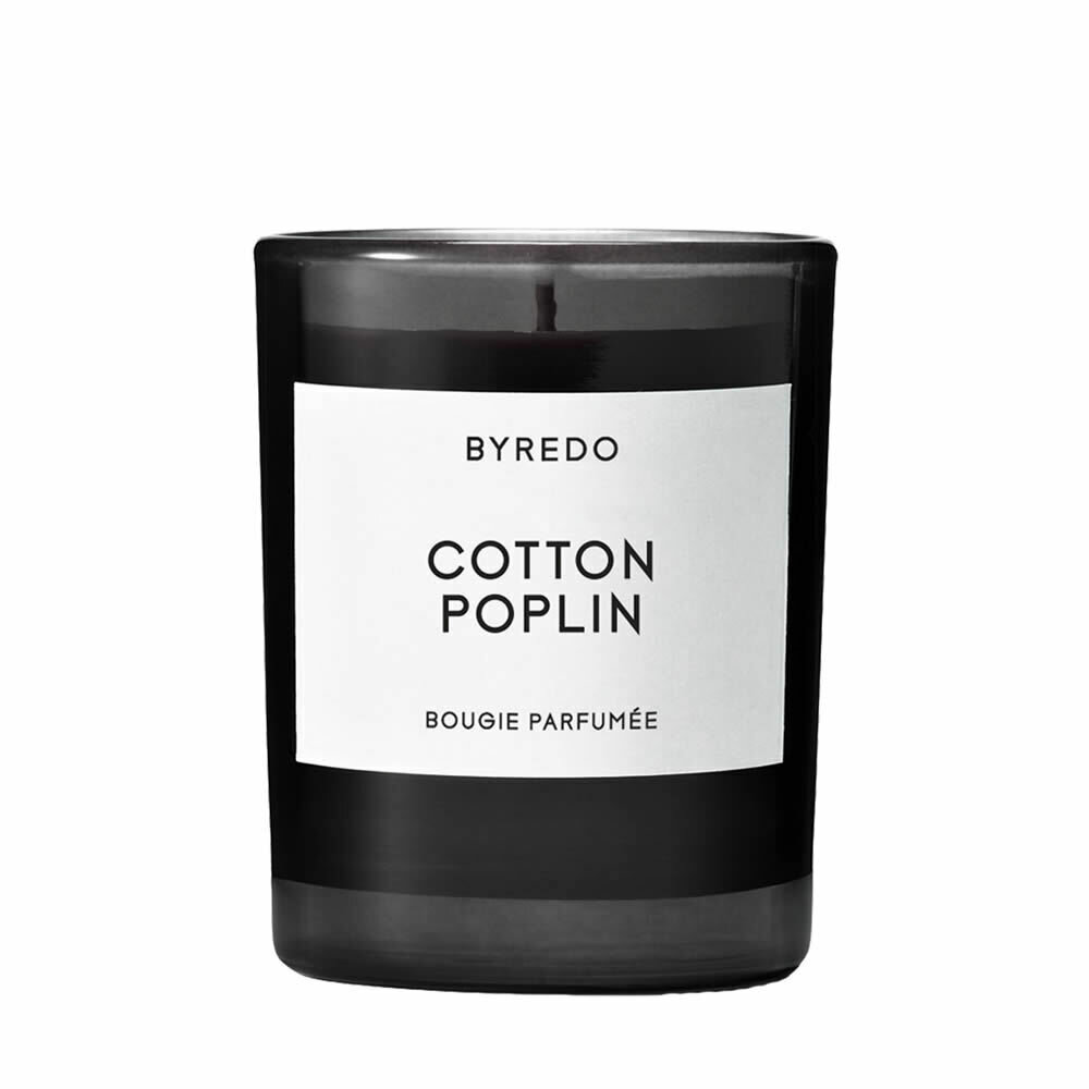 Byredo Cotton Poplin свеча 240 гр / Байредо Коттон Поплин / Хлопковый Поплин