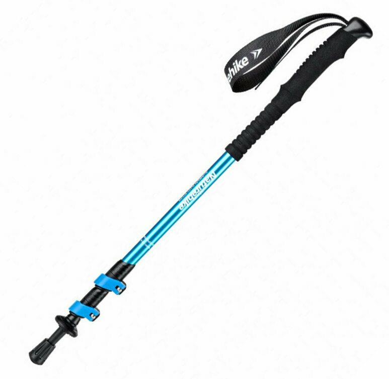 Треккинговая палка Naturehike ST01 6061 AL NH17D001-Z 62-135 голубая (1шт)