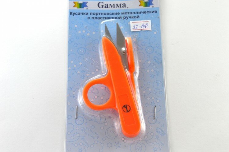 Кусачки для обрезки нитей 120мм, цвет оранжевый, 32-140, 1шт