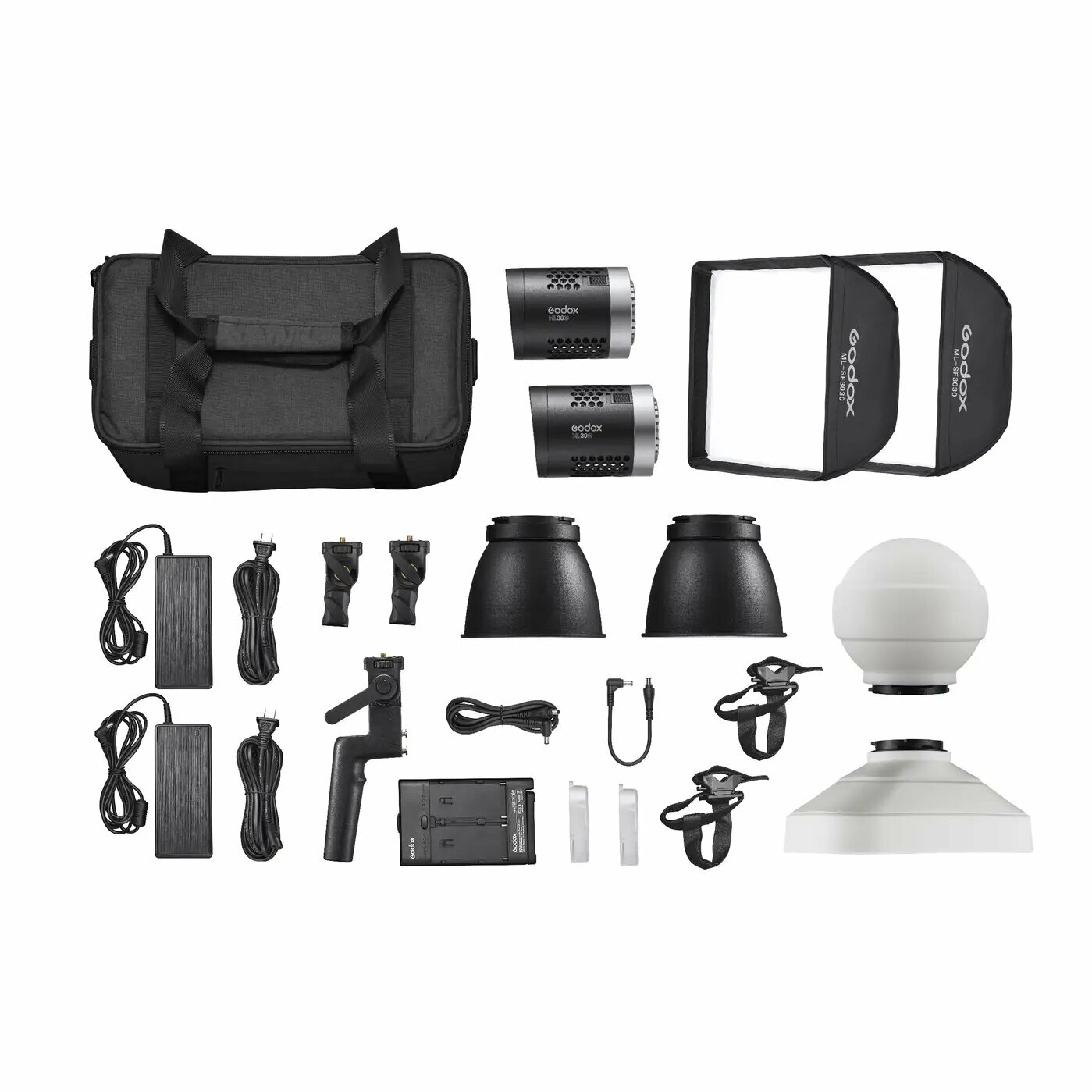 Комплект осветителей Godox ML30bi-K2 Kit для видеосъемки