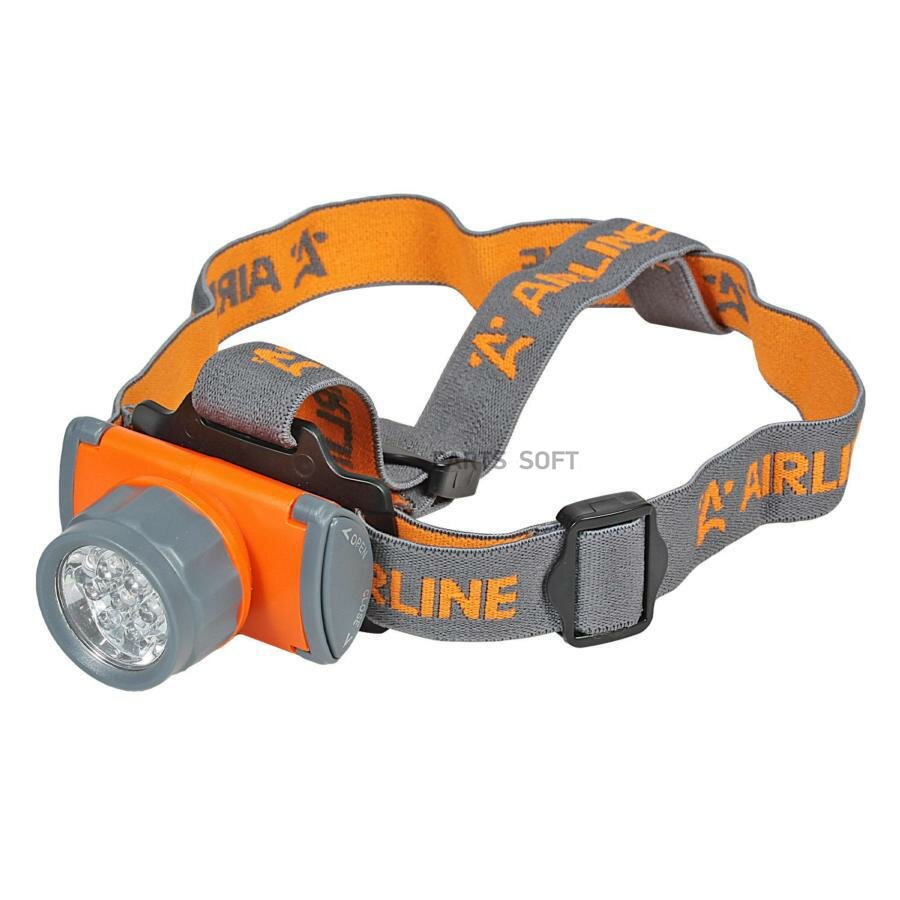 AIRLINE AEBK002 Фонарь налобный на батарейках LEDx7 ()
