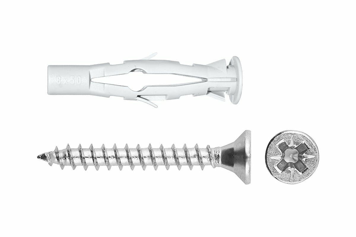 Tecfi Дюбель Бабочка DQ с шурупом 8x50 30 шт 147480