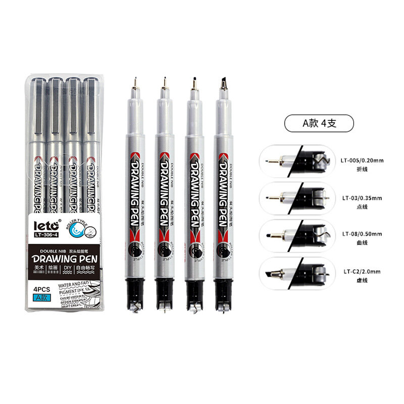 Набор для создания комиксов "Сакура", 4 шт, черный