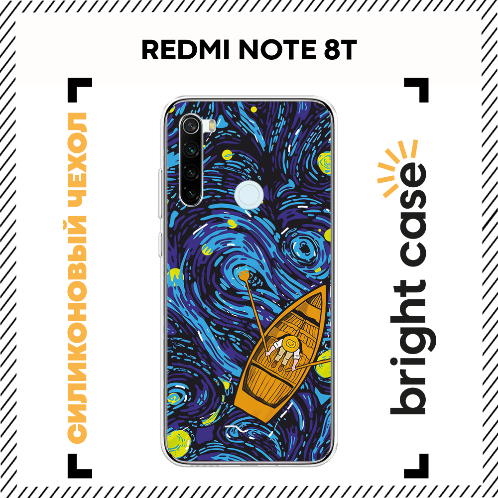 Чехол на Xiaomi Redmi Note 8T / Сяоми Редми Нот 8T с принтом Лодка Ван Гога
