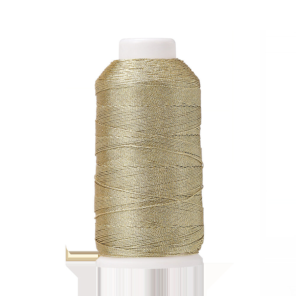 Золотая нить, для рукоделия, 369 нитей, 9 цветов, 0,6мм, 350м