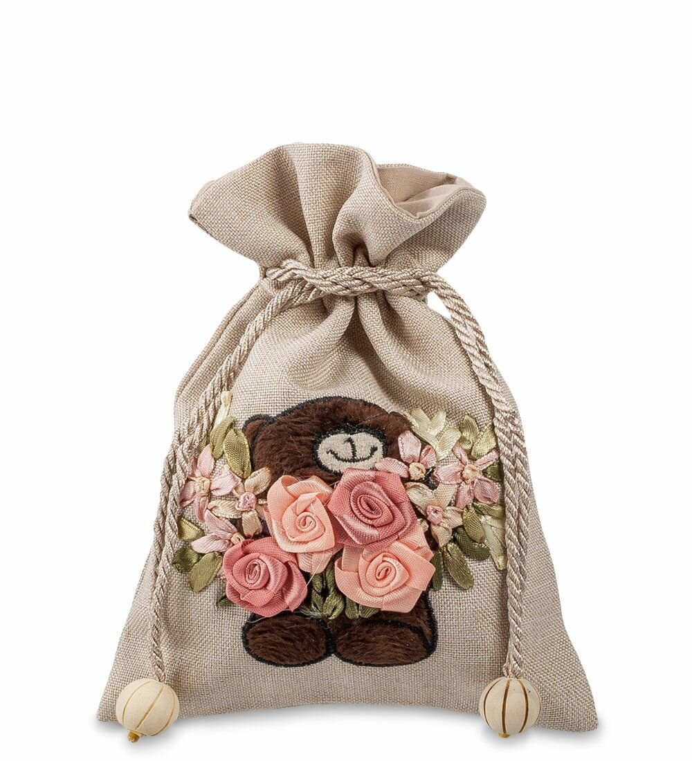 Мешочек из льна 'Нежные чувства'