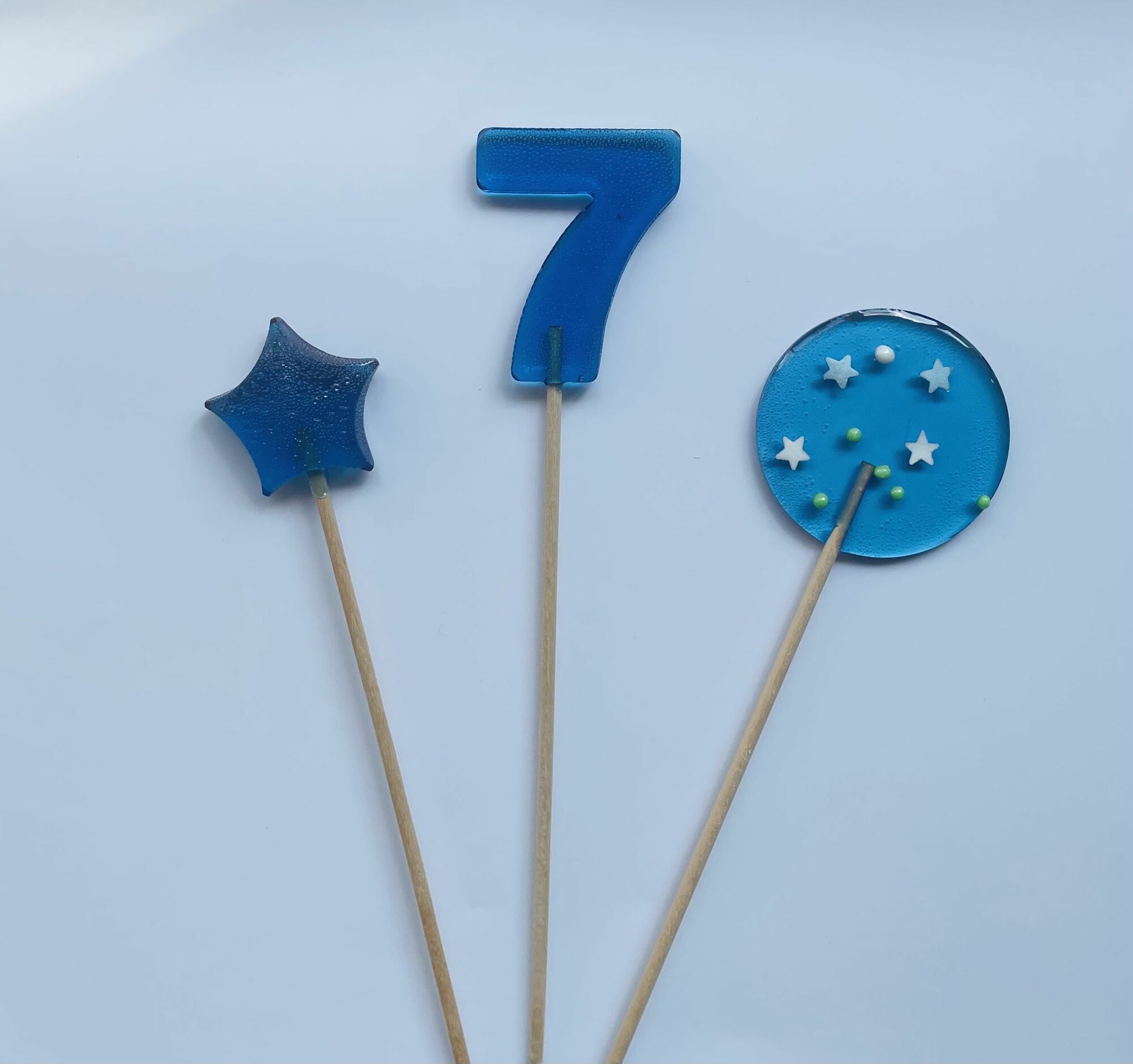 Леденец цифра для торта синяя_7