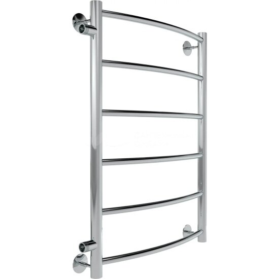 Полотенцесушитель Indigo® Arc б/п (н. р.1") 70/40 м/о 60 бок. подкл. (к-2, Полиров.) LASW70-40-б/п-60