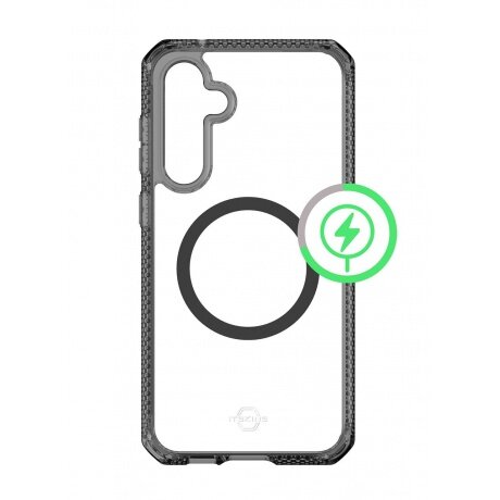 Чехол-накладка ITSKINS HYBRID CLEAR with MagSafe для Samsung Galaxy S23FE, дымчатый