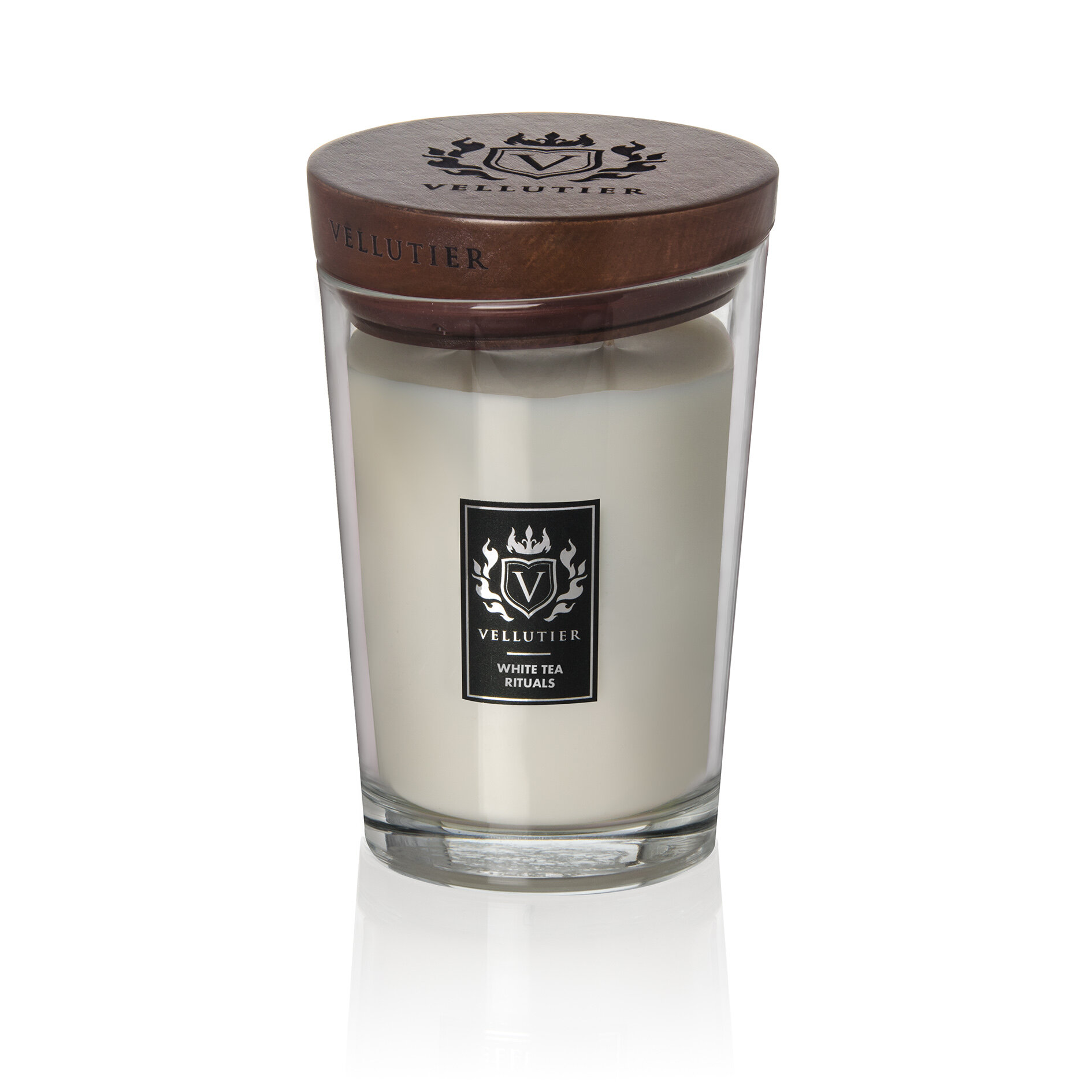 Vellutier / Свеча большая Чайная церемония 515гр / White Tea Rituals