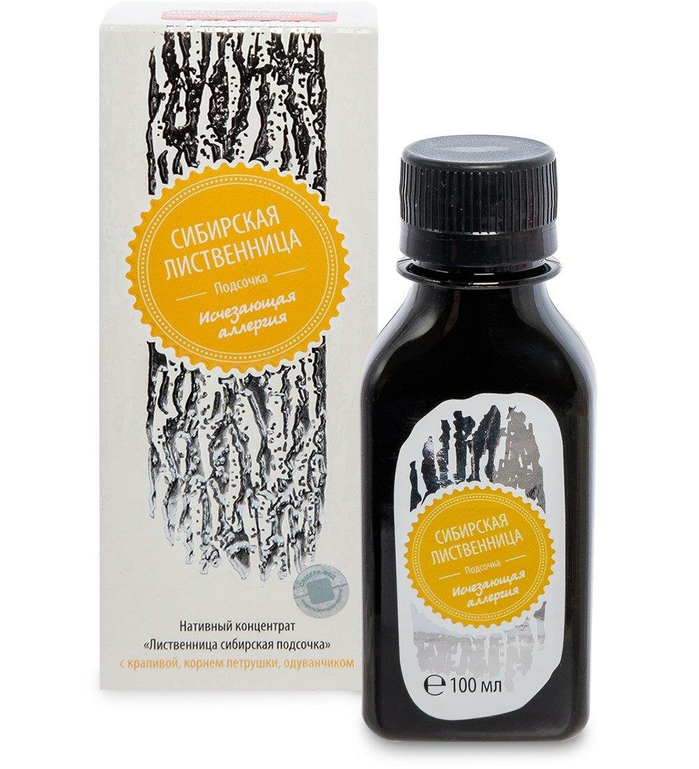 Лиственница сибирская подсочка Бальзам с крапивой, корнем петрушки, 100 мл A2134540 Сашера-Мед