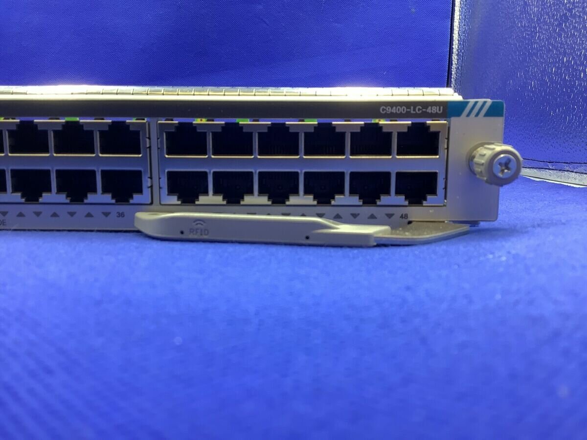 Модуль CISCO C9400-LC-48U Cisco Catalyst 9400 Series 48-Port UPOE 10/100/1000 (RJ-45) — фото 1