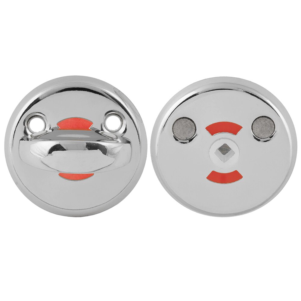 Дверные накладки с заверткой для финских замков хром