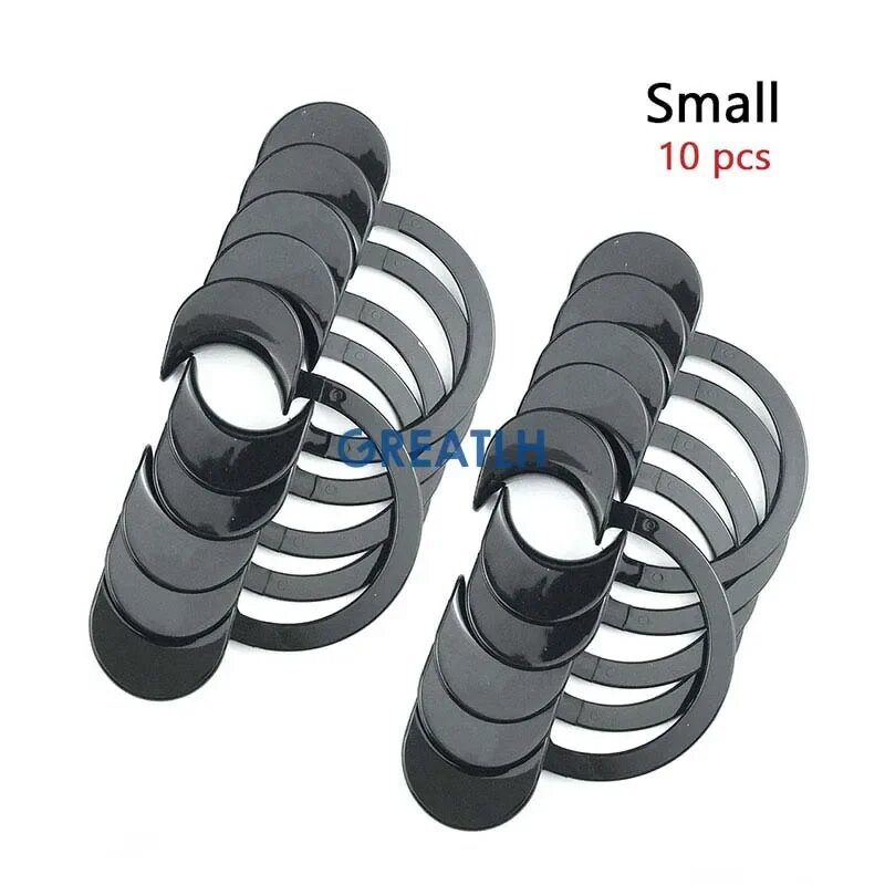 GREATLH Ортодонтический инструмент для рта черный 10 шт. 10pcs small