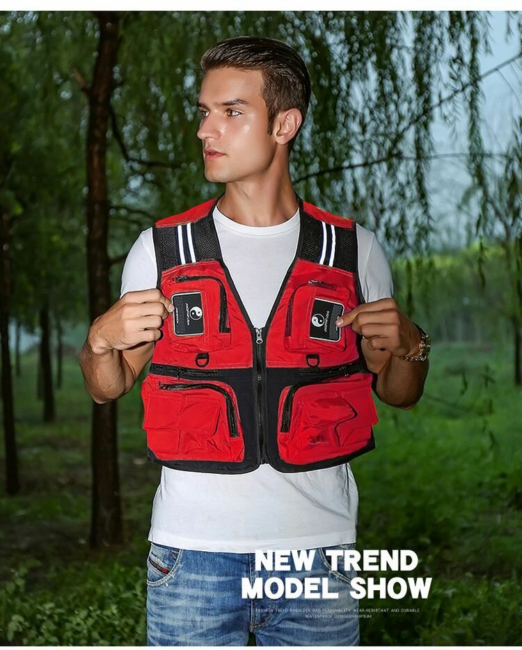 Жилет рыболовный с карманами Fishers Vest