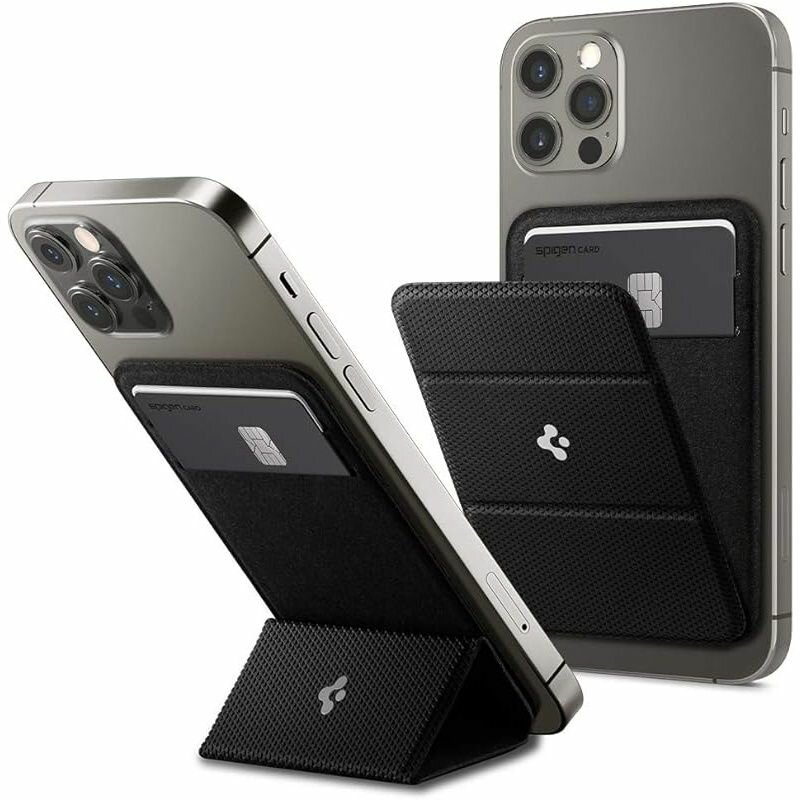Магнитный кошелек Spigen Valentinus (MagFit), держатель для карт, 2 карты, предназначенные для MagSafe, совместимых с моделями iPhone 15 / 14 / 13 / 12серия--