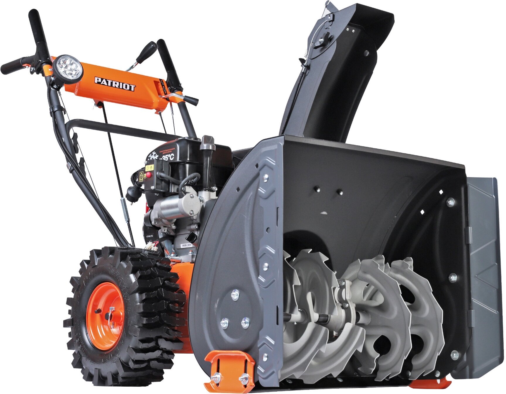 Снегоуборщик бензиновый Patriot сибирь 67CE, 7.0 л. с, ширина захвата 61 см
