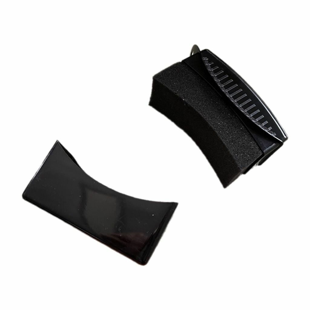 Специнструмент для авто, Арочная губка для чистки колес автомобиля и восковой щетки - черная - с крышкой