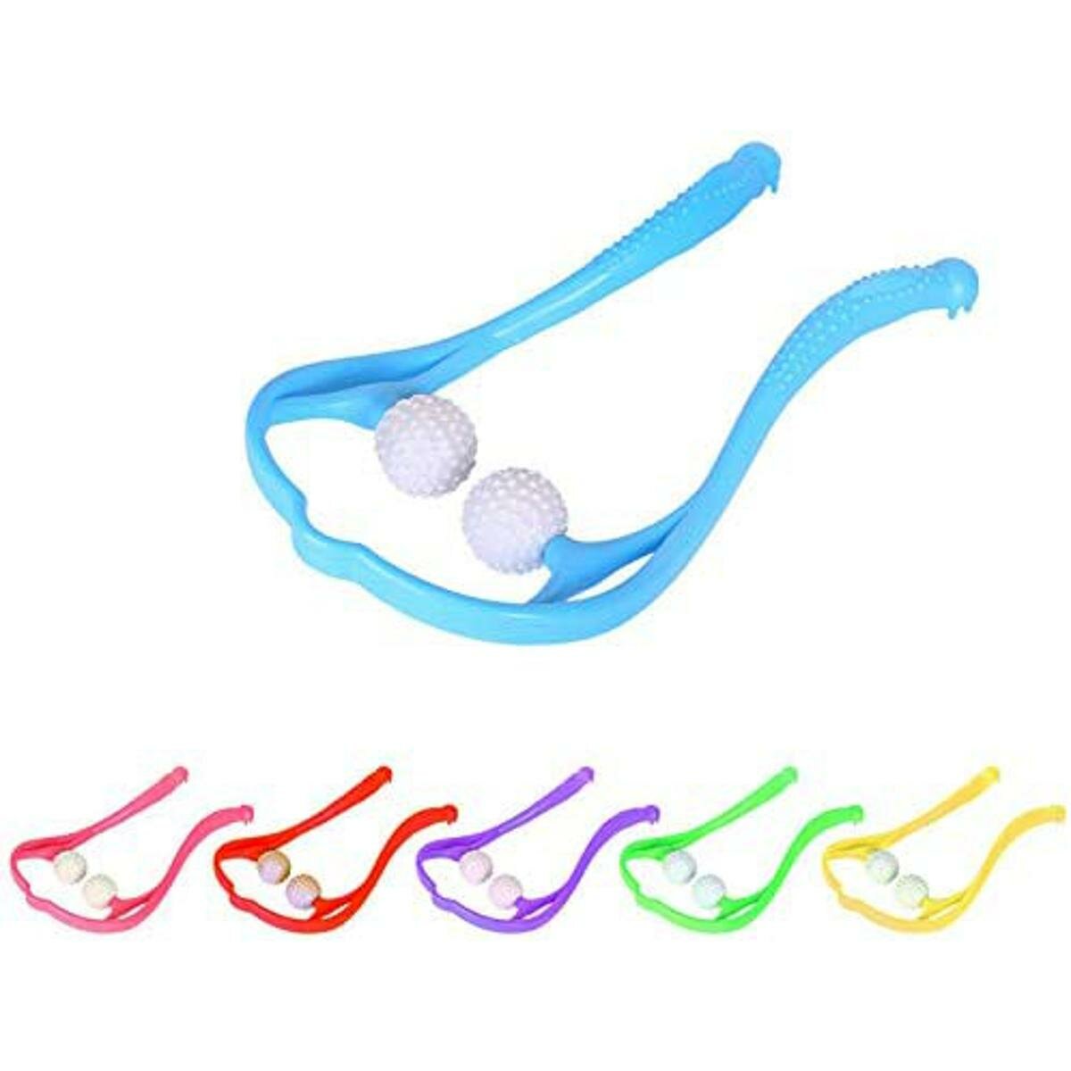 Массажер для шеи Пластиковый точечный массажер для шеи и плеч Массажер для триггерных точек Здравоохранение