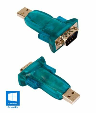 Переходник USB Am to RS232 DB9 M, винты (ORIENT UAS-002)