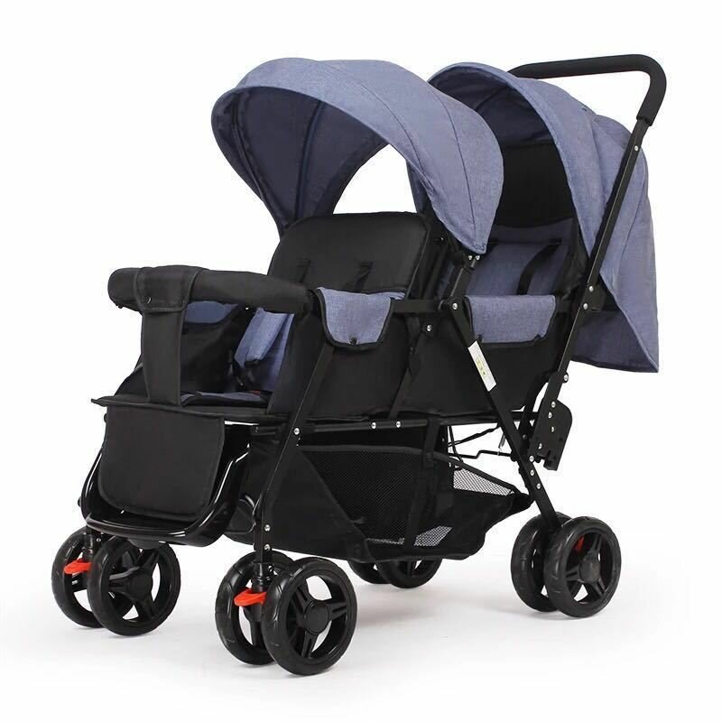 Коляска-люлька, Коляска для двойни, легкая, складная