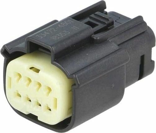 Разъем MOLEX 0334724801 провод-провод, MX150, вилка, "мама", PIN 8 на провод, 1 шт