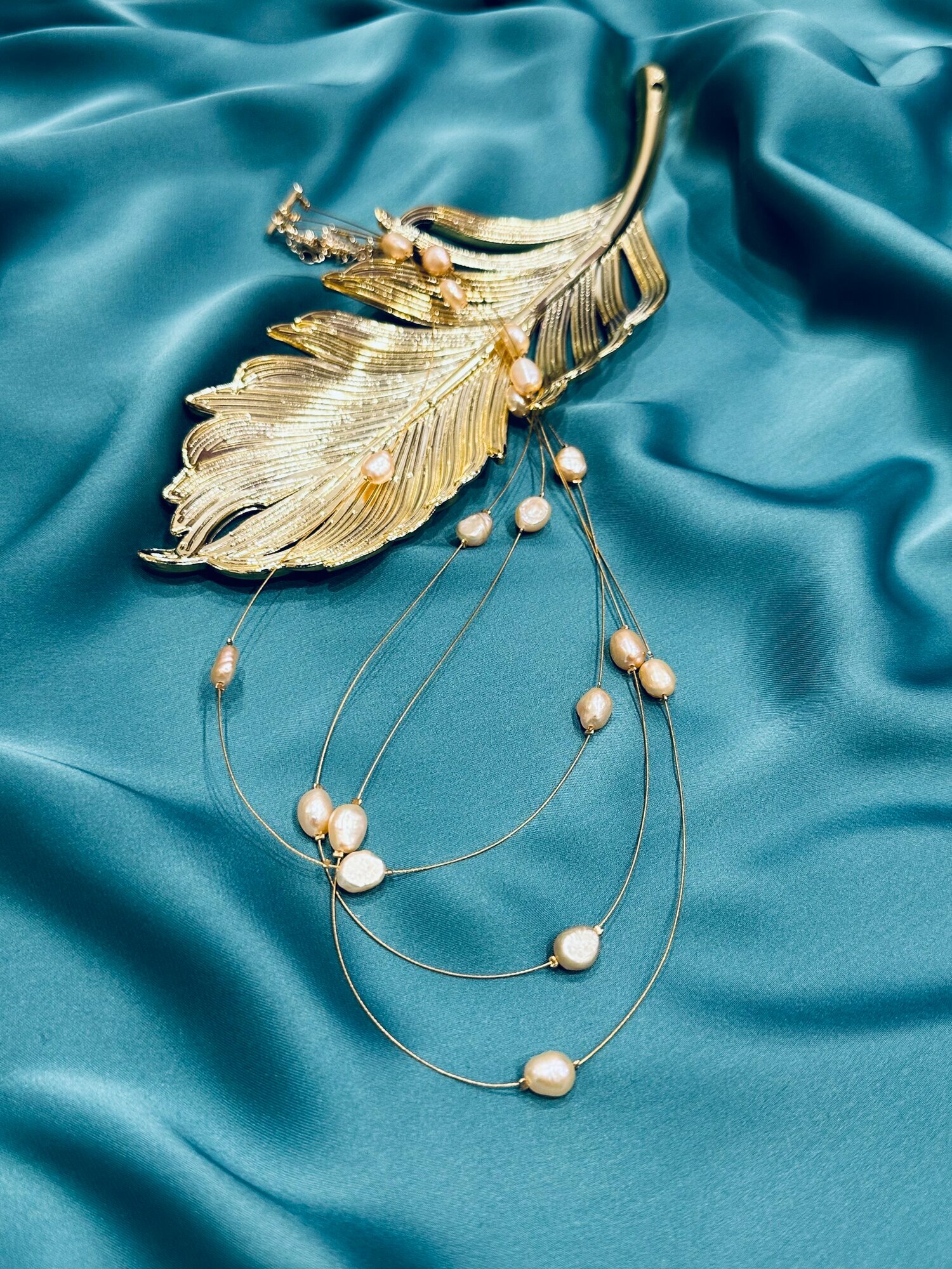 Колье Jewellery by Marina Orlova, жемчуг пресноводный