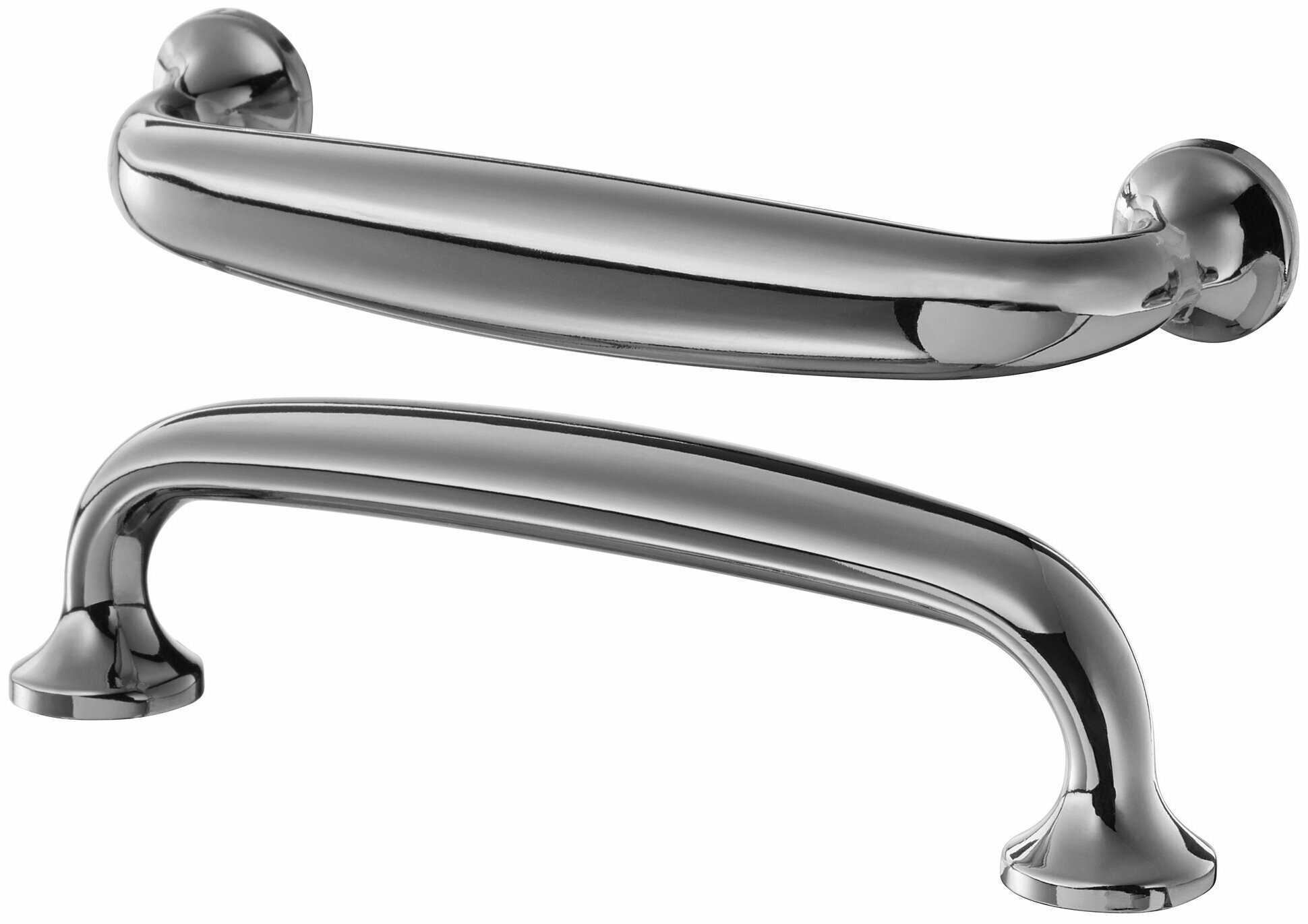 Ручка мебельная икеа энерида, 2 шт, длина: 11.2 см, хромированный