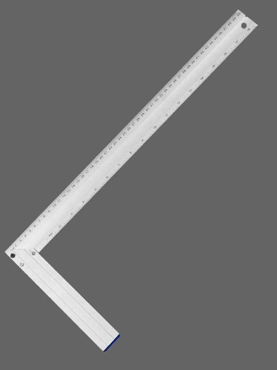 Угольник алюминиевый 50 см с уровнем