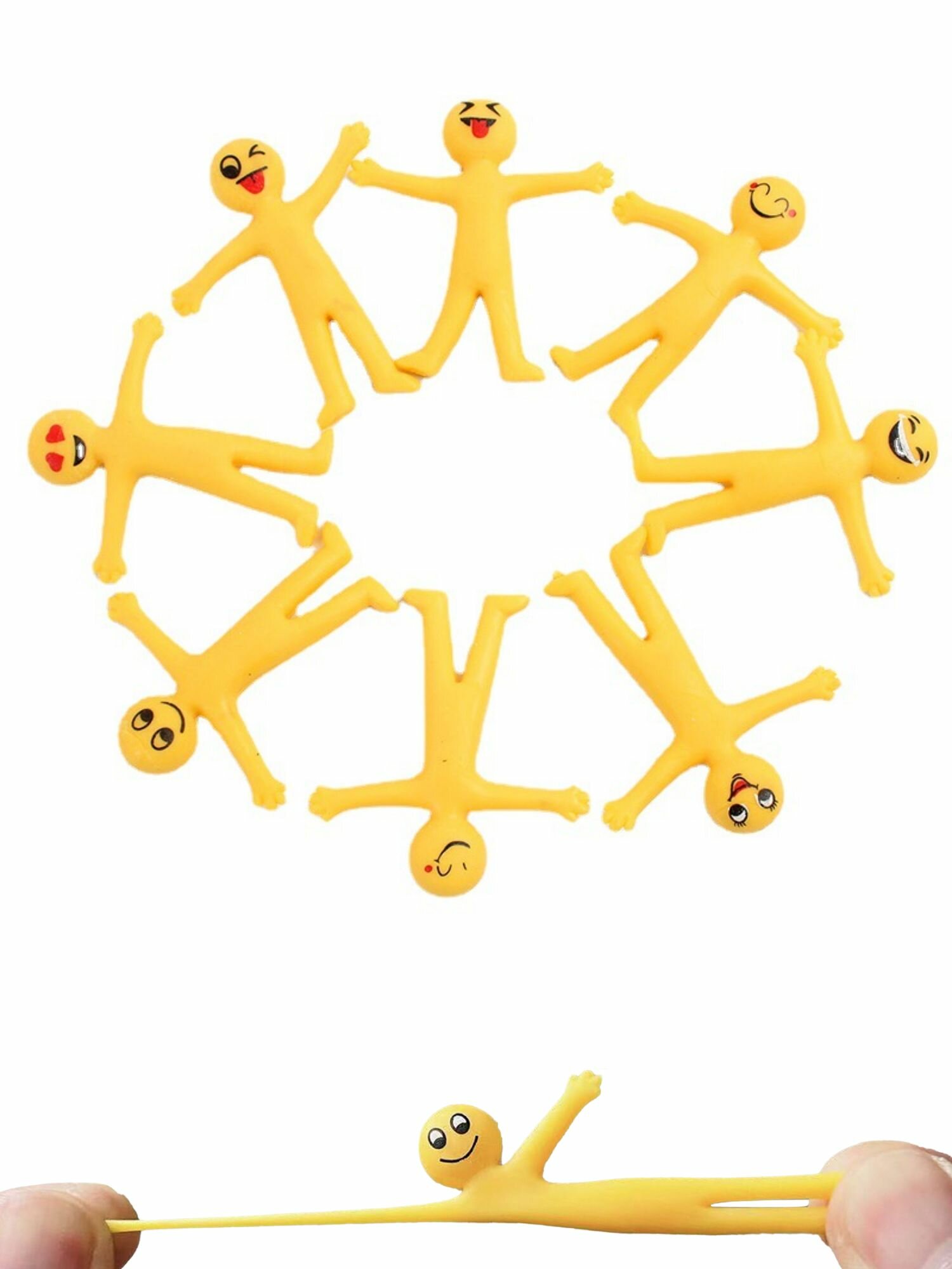 10 штук сквиши-человечки: антистресс игрушка для взрослых и детей-DKD-CJ0818