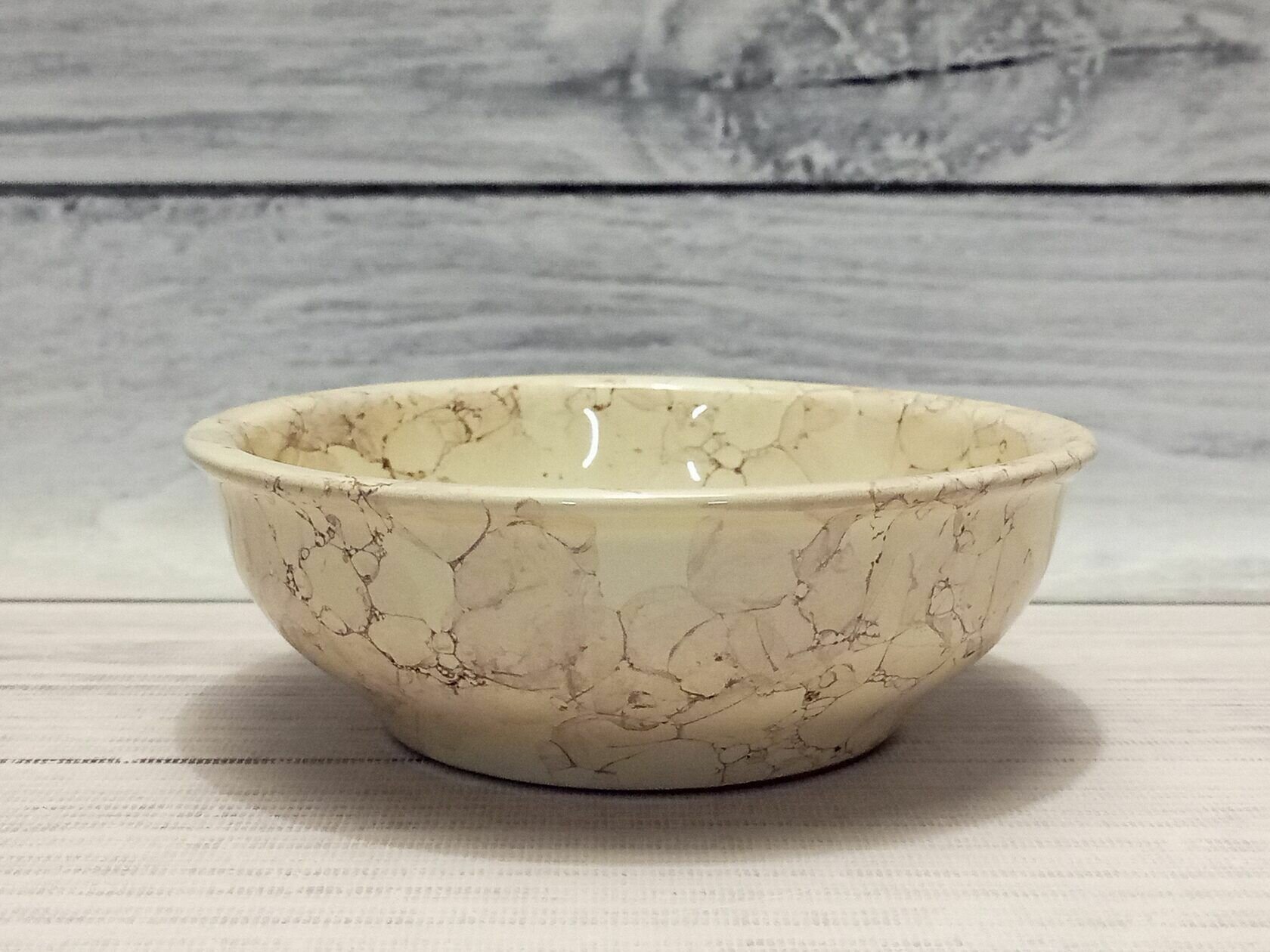 Миска Паутинка керам. 600мл Псковский гончар