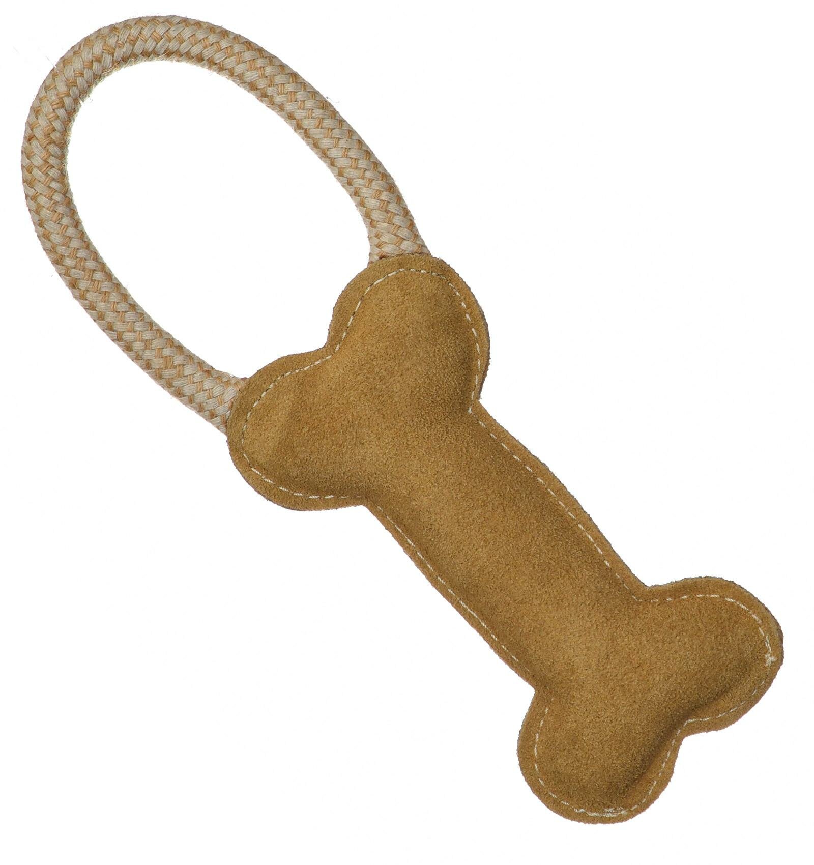 Игрушка из буйволиной кожи, косточка