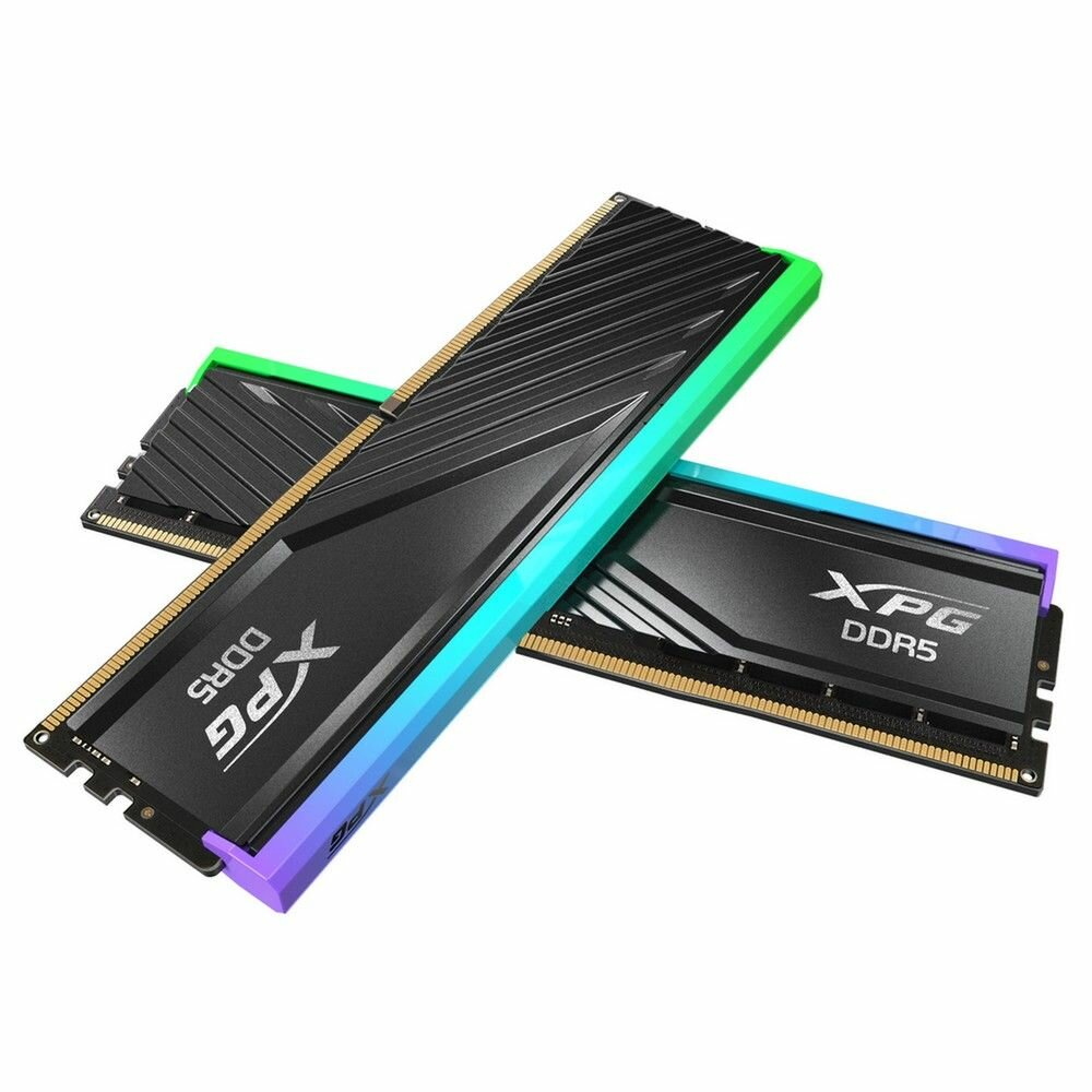 AData Модуль памяти A - data DDR5 2x16GB 6000MHz AX5U6000C3416G - DTLABRBK XPG Lancer RGB RTL PC5 - 48000 CL34 DIMM 288 - pin 1.35В kit dual rank