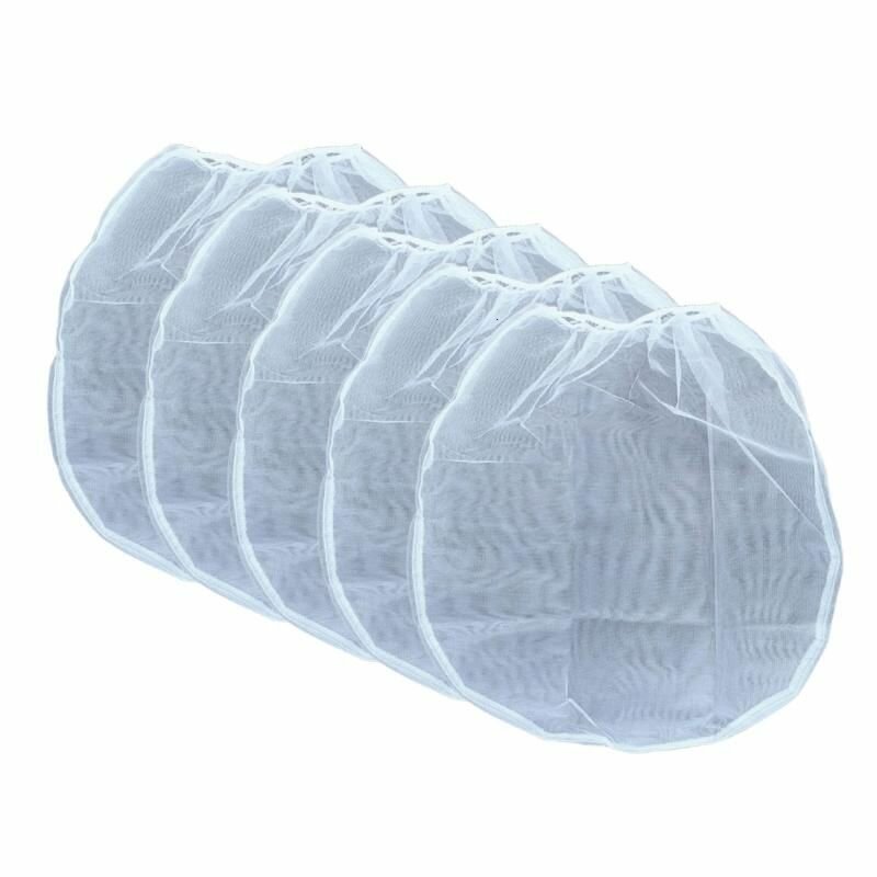 5 шт. фильтрующих мешков для краски с эластичным шнуром, - 5 галлонов