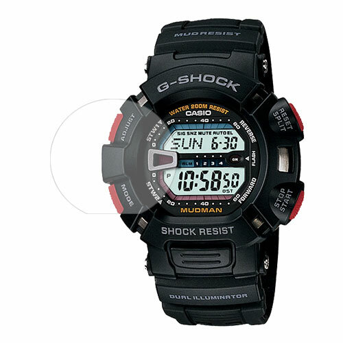 Скрин Мобайл защитный экран для часов Casio G-9000-1V из гидрогелевая плёнка прозрачная