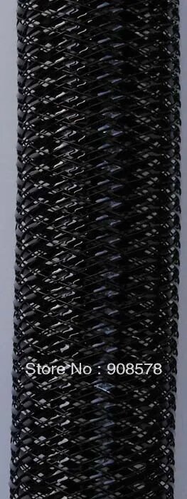 Черный Металлический Трубчатый Крин-60 ярдов 16 мм-Crin Cyberlox стрейч-трубки