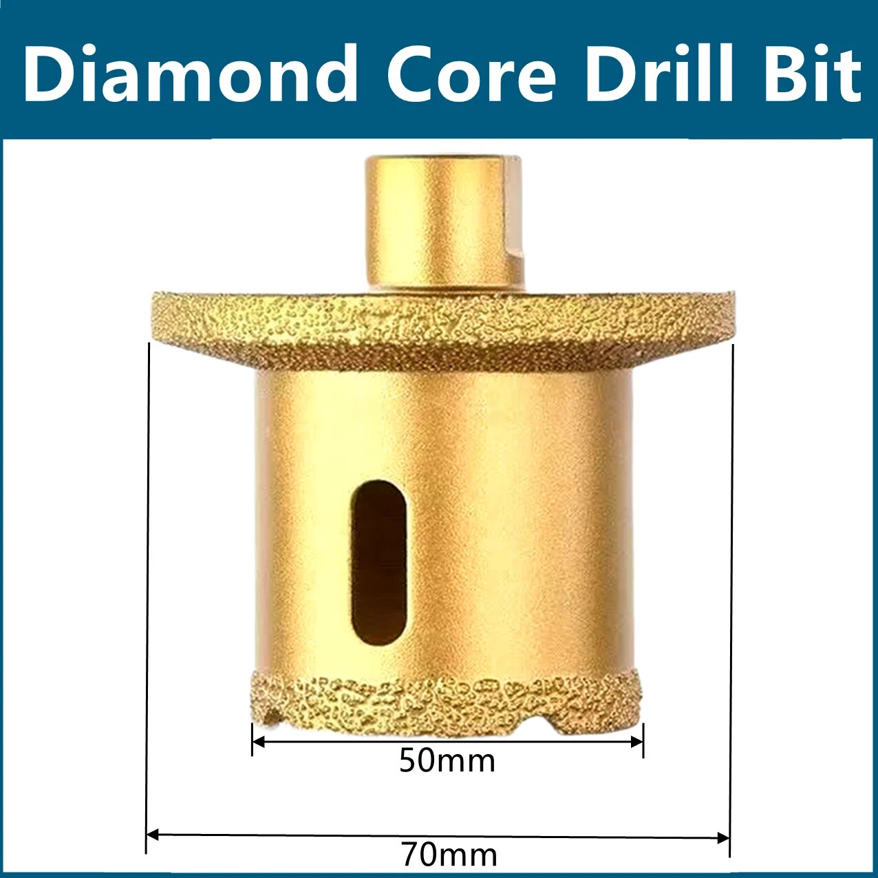 M10/M14/треугольная ручка, вакуумная пайка, алмазные сверла, мраморная керамика, фарфоровая плитка, открывалка для умывальника 40-60/45-65/50-70 мм
