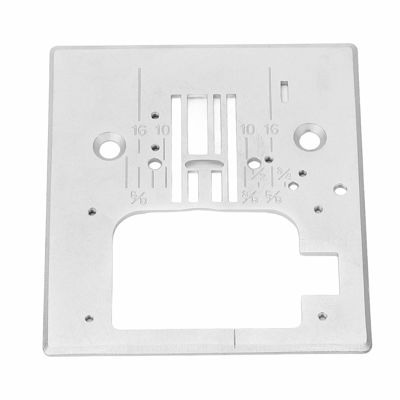 Sewing Machine Needle Plate 7.6x8.4cm Steel Throat for Singer 7256 7258 7285Q S800 Experience 400