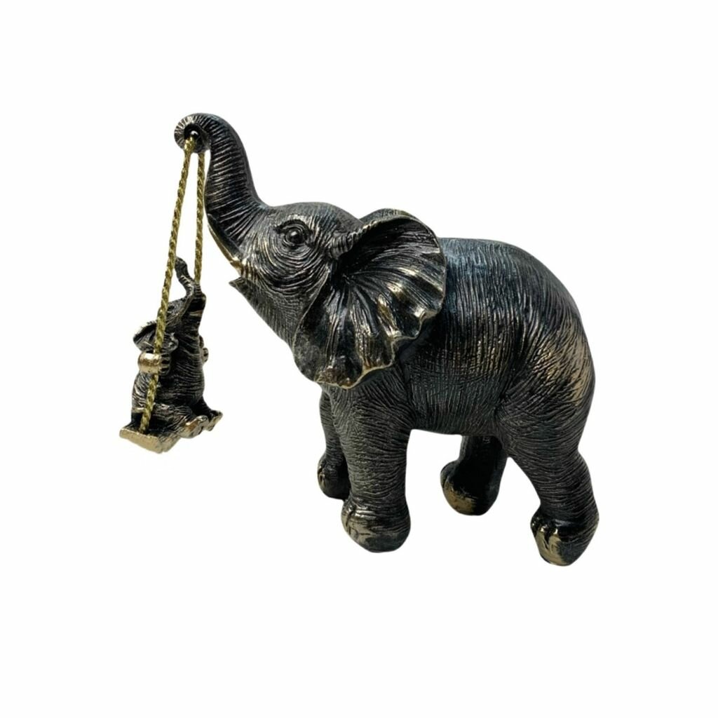 Украшения в виде слоненка на качелях для матери и ребенка-медный цвет