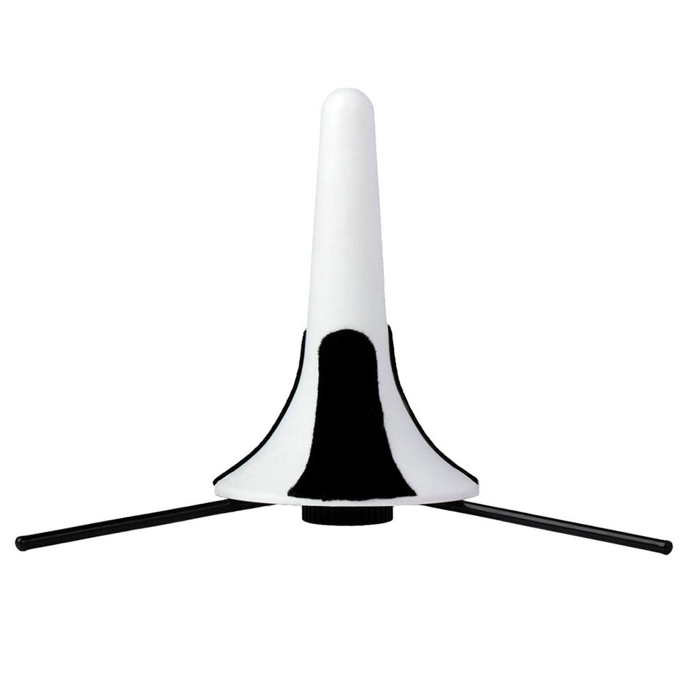 Портативная штативная стойка для трубы ABS с разборными металлическими ножками, цвет: Белый/Черный/Красный/Деревянный, материал: ABS + Металл, размер изделия: 17 * 10.3см, вес изделия: 117г, размер упаковки: 17.8 * 10.5 * 10.5см, вес упаковки: 184г,